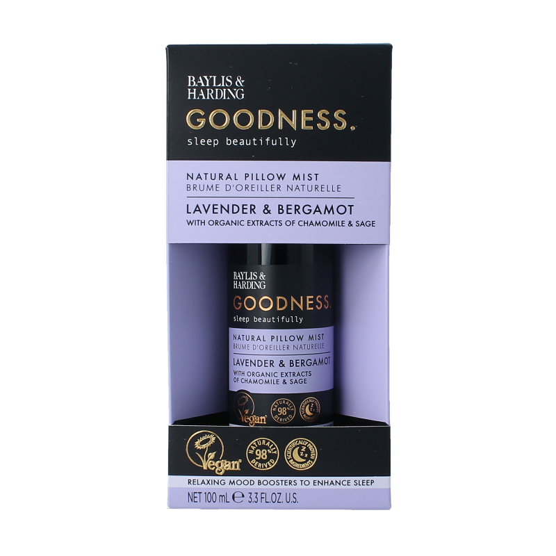 Baylis & Harding Goodness sleep pillow mist lavender & bergamot 100 Mi ...