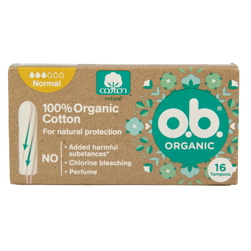 OB Tampons organic normal 16 Stuks - 123vitamines