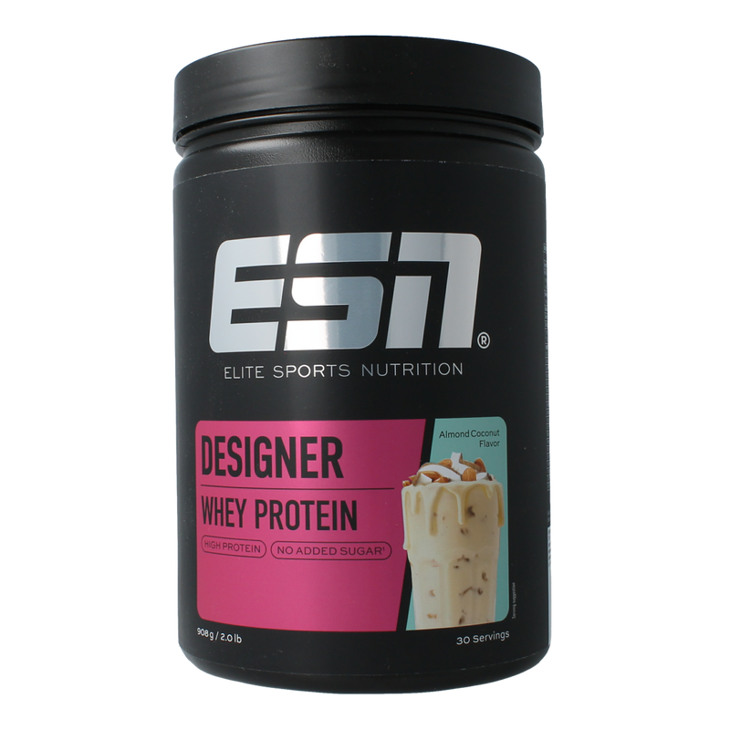 ESN Designer whey almond coconut 908 Gram - 123vitamines
