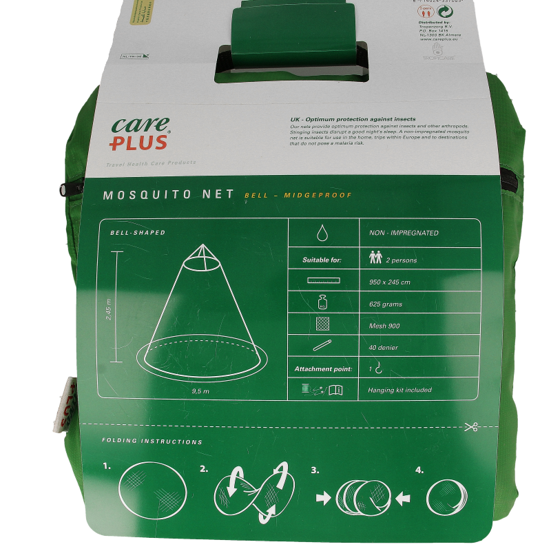 Care Plus Mosquito net midge proof bell 2-persoons 1 Stuks - 123vitamines