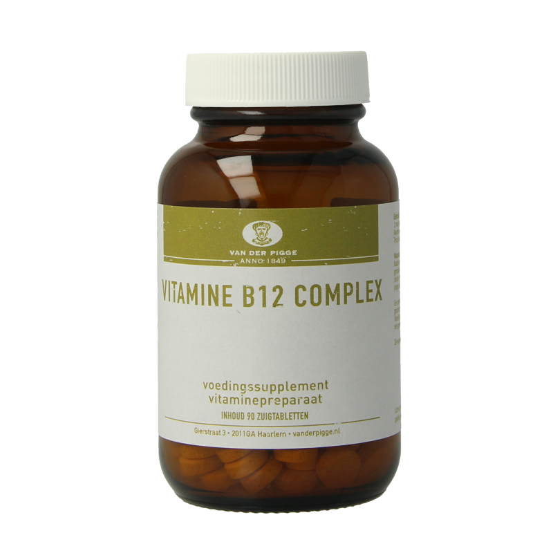 van der Pigge Vitamine B12 complex 90 Zuigtabletten - 123vitamines